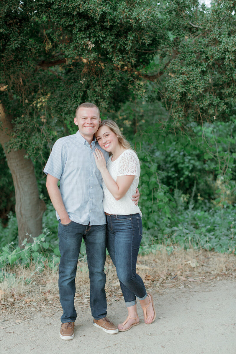 Woodsy Orange County Engagement Session - Popped Blog