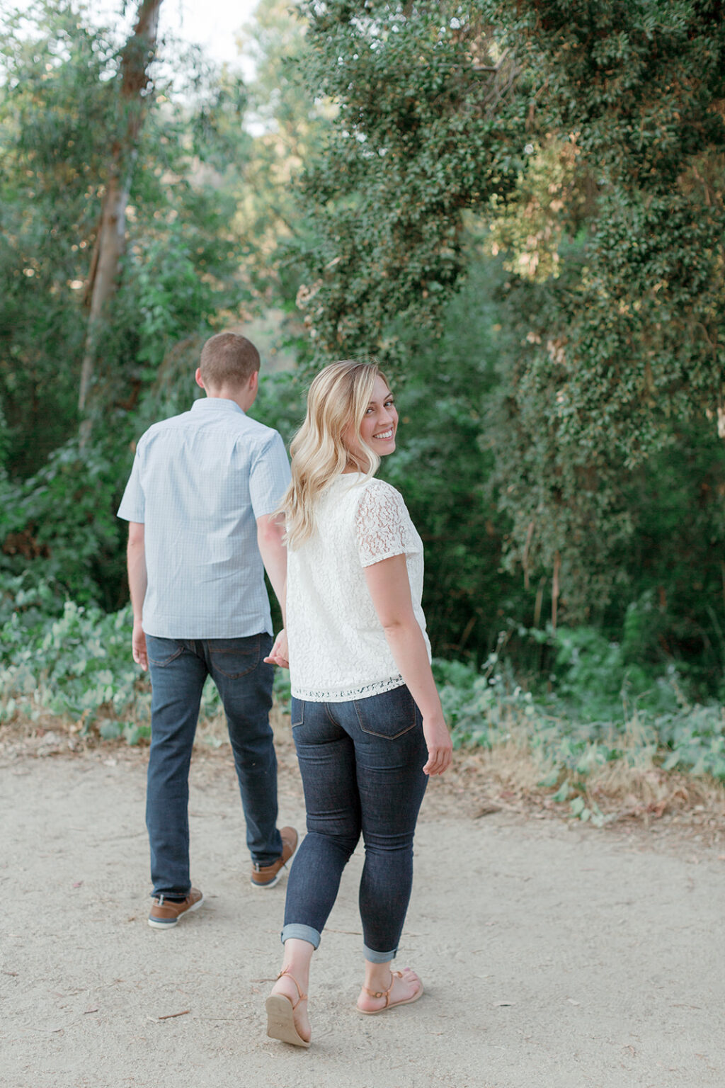 Woodsy Orange County Engagement Session - Popped Blog
